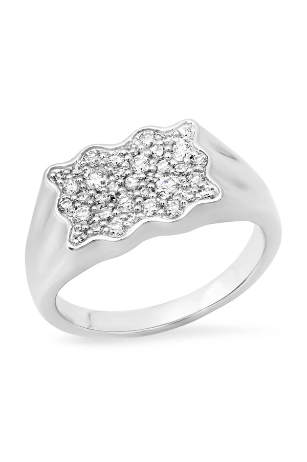 Diamond Form Signet Ring – Des Kohan