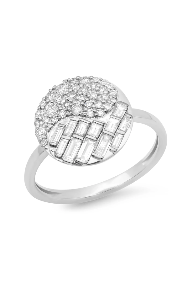 Diamond Yin Yang Ring – Des Kohan
