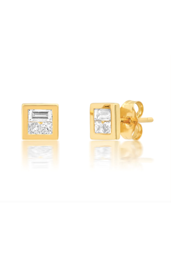 Diamond Illusion Studs – Des Kohan